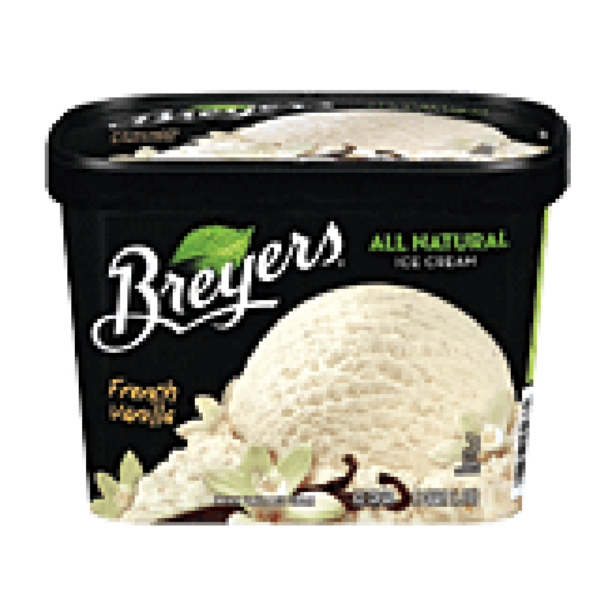 Breyers Ice Cream French Vanilla 1 5 Qt Ice Cream Fruit Flavor Bars